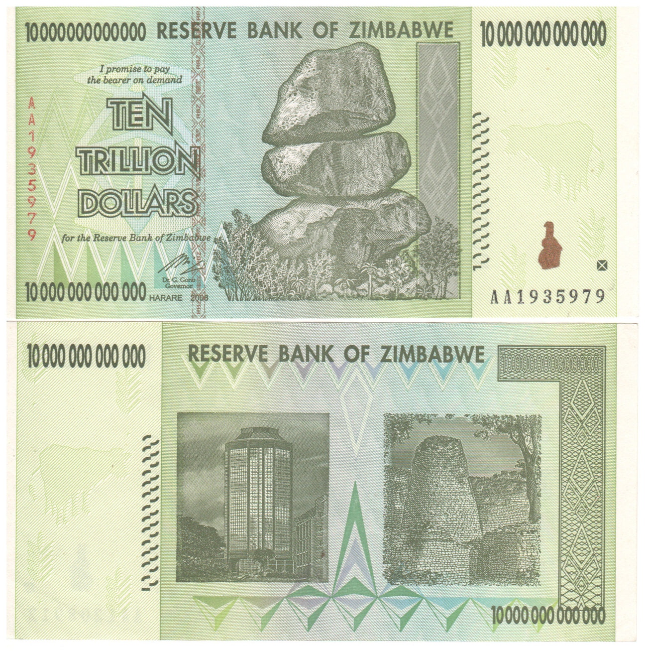 Zimbabwe Currency & Banknotes | Zimbabwe World Notes