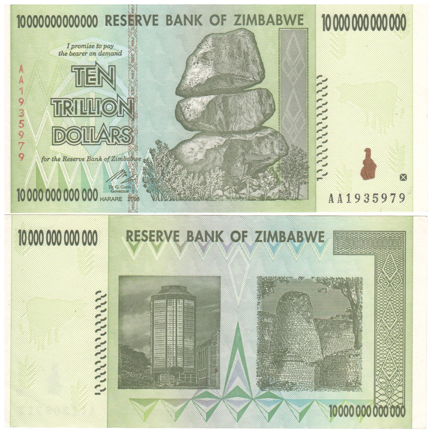 Zimbabwe Currency & Banknotes | Zimbabwe World Notes