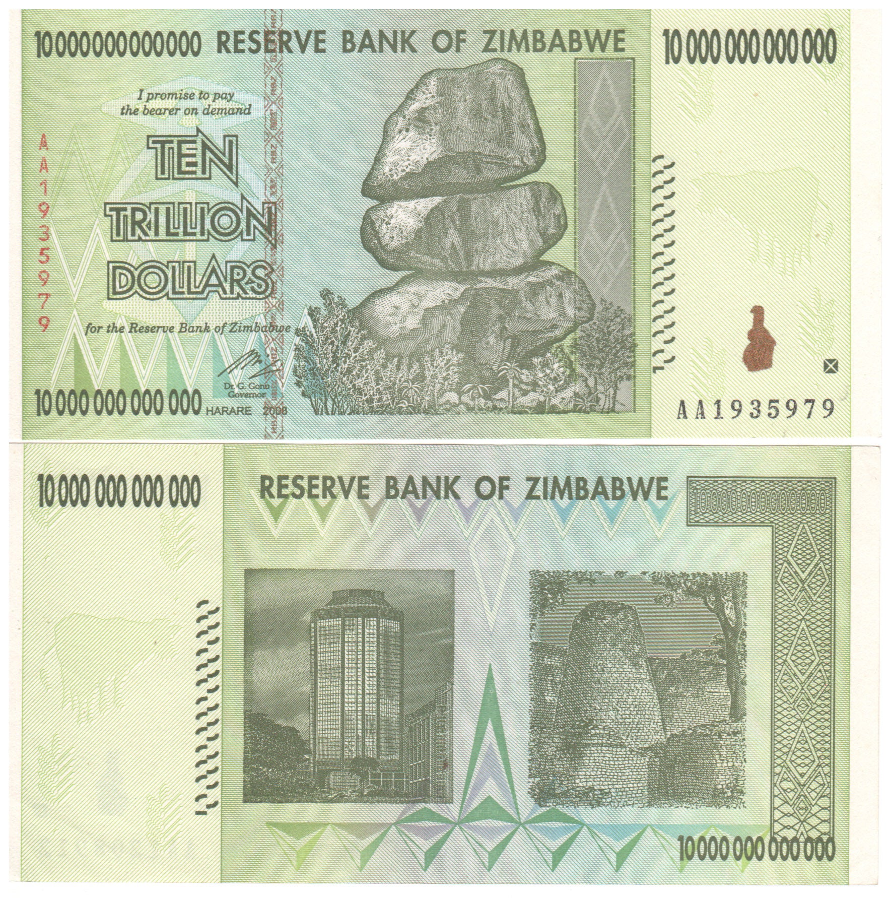 Zimbabwe Currency & Banknotes | Zimbabwe World Notes