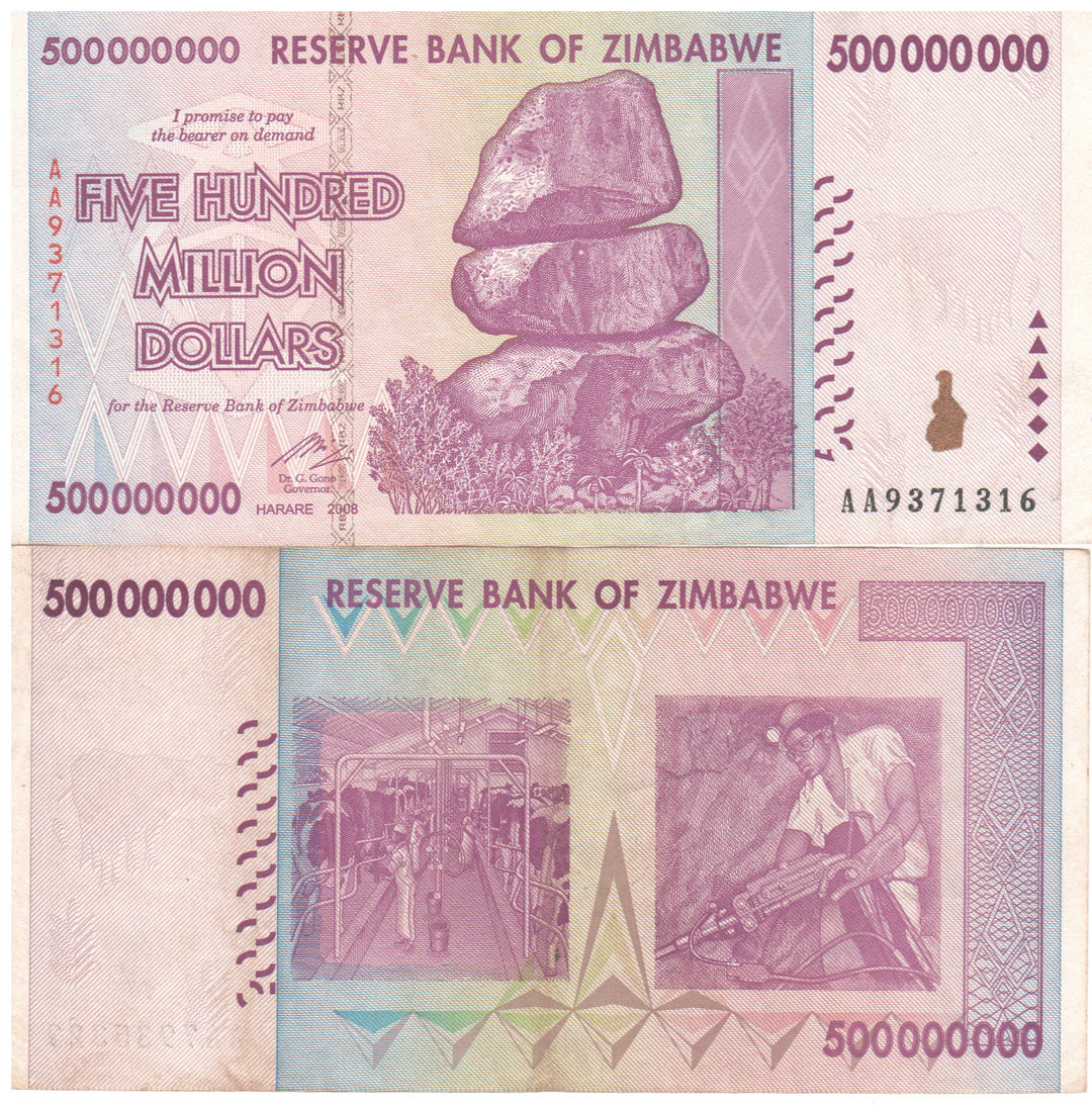 Zimbabwe Currency & Banknotes | Zimbabwe World Notes