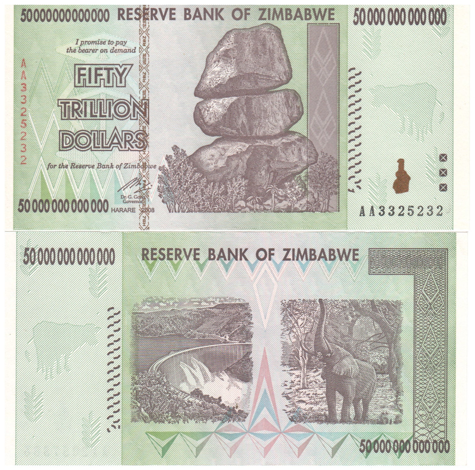 Zimbabwe Currency & Banknotes | Zimbabwe World Notes